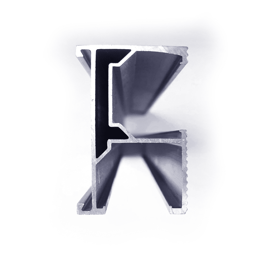 EAS – Riel Aluminio Estructura Suelo 5850mm - Tritec Center